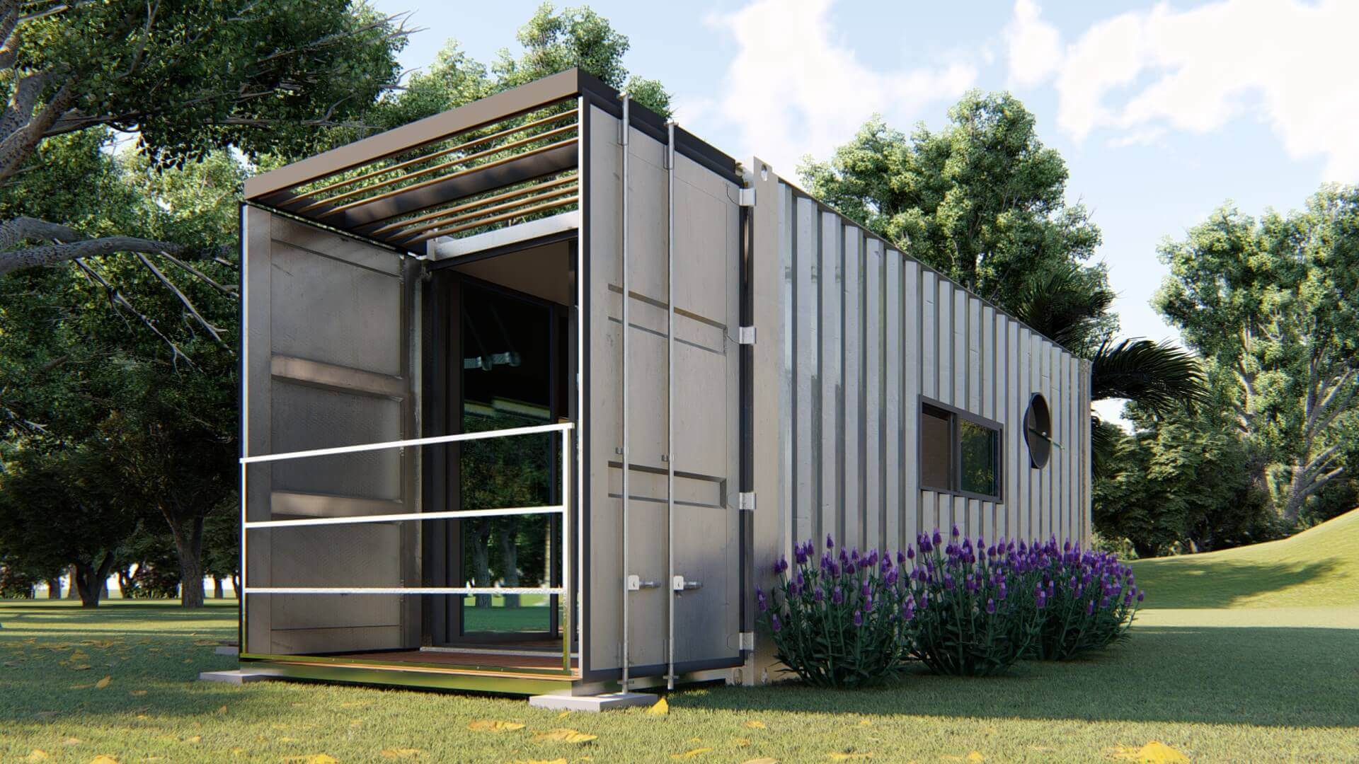 Container Kitnet de Luxo - Locares Casa Container e Projetos Customizados