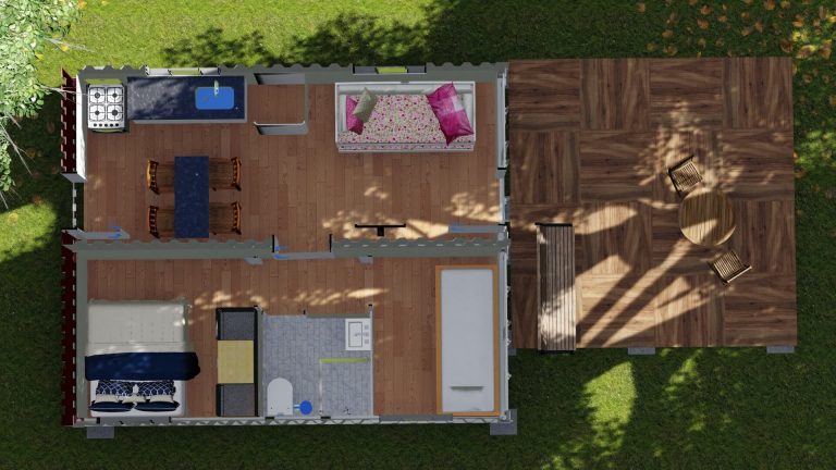 Container Kitnet - Locares Casa Container e Projetos Customizados