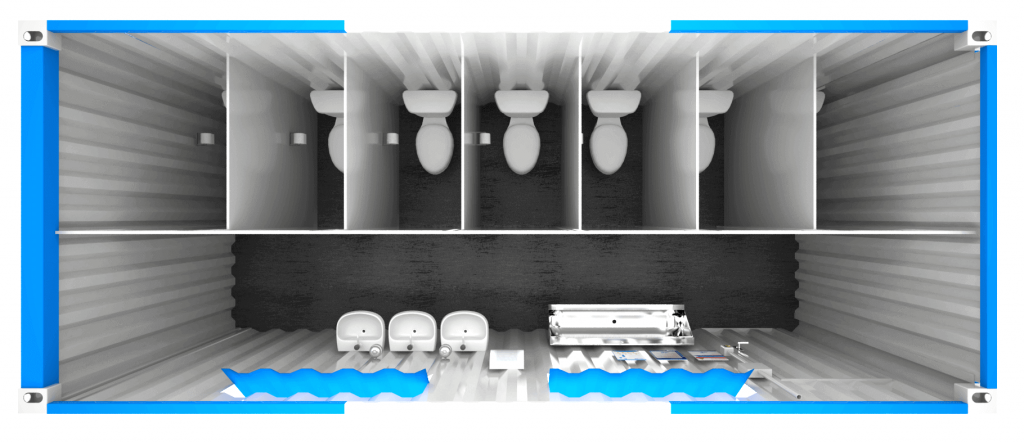 Container Sanitário - Locares Casa Container e Projetos Customizados